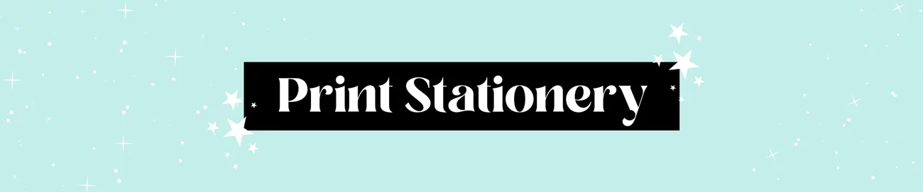 Print Stationery ★ Infinity Creative